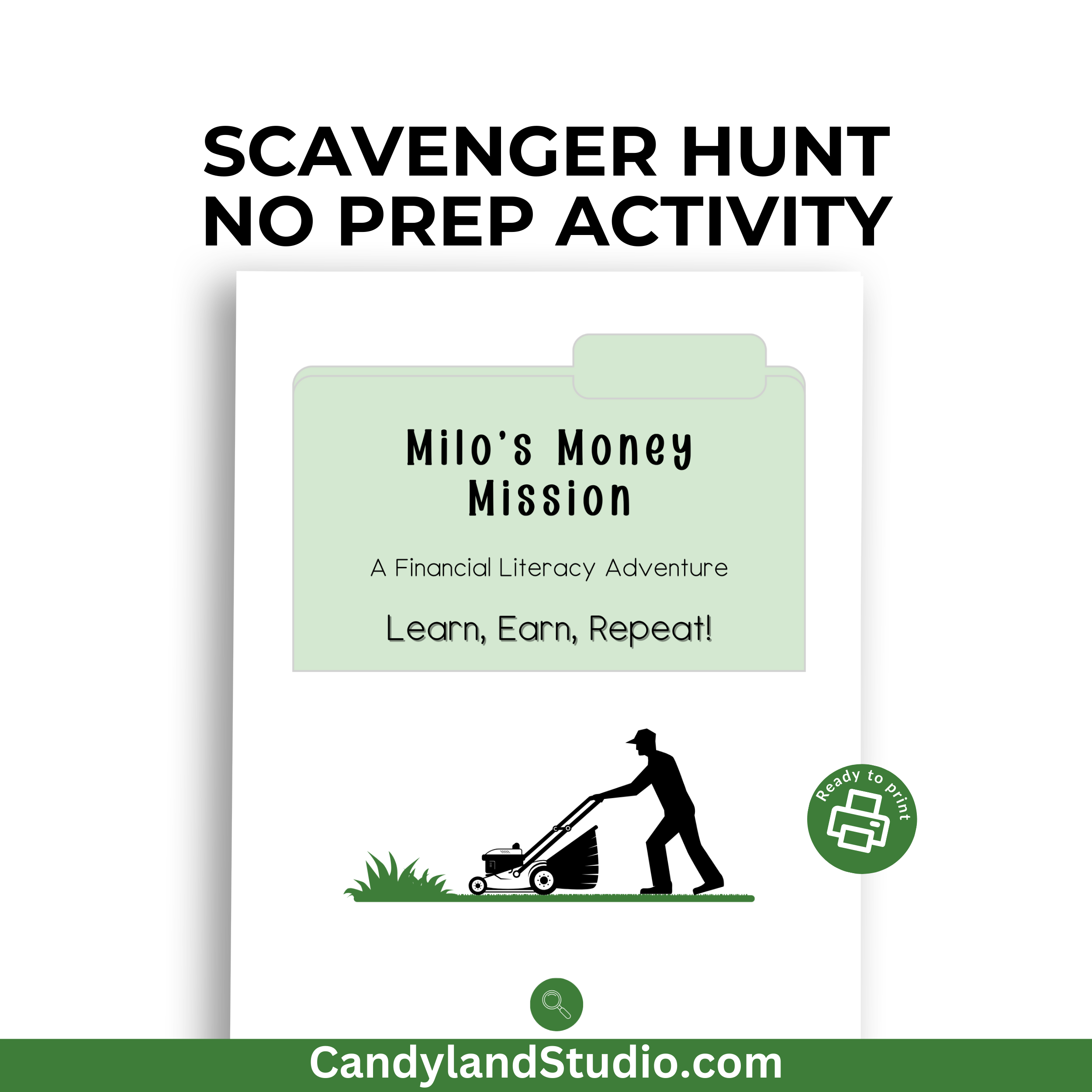 Financial Literacy Scavenger Hunt – Candyland Studio