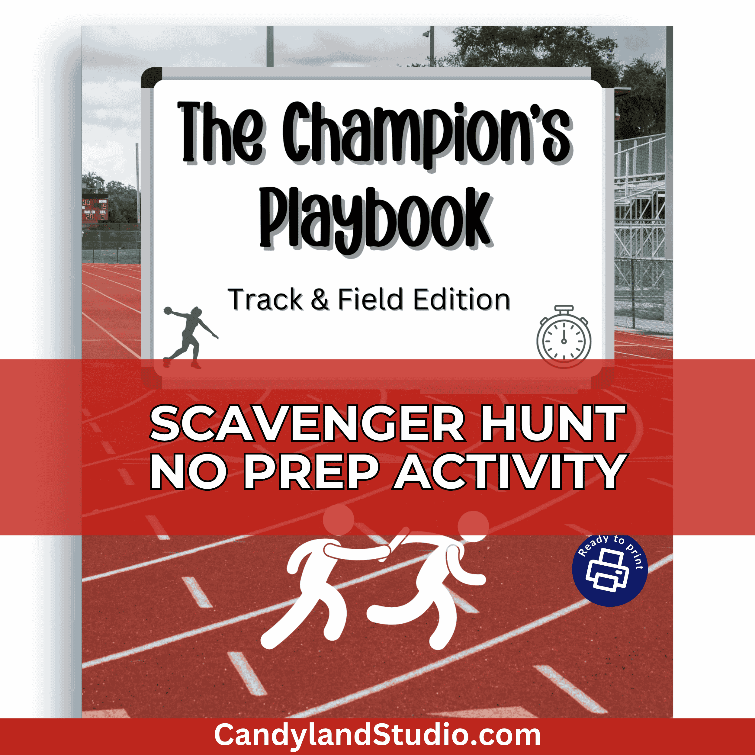 Track & Field Escape Room Style Growth Mindset Scavenger Hunt ...