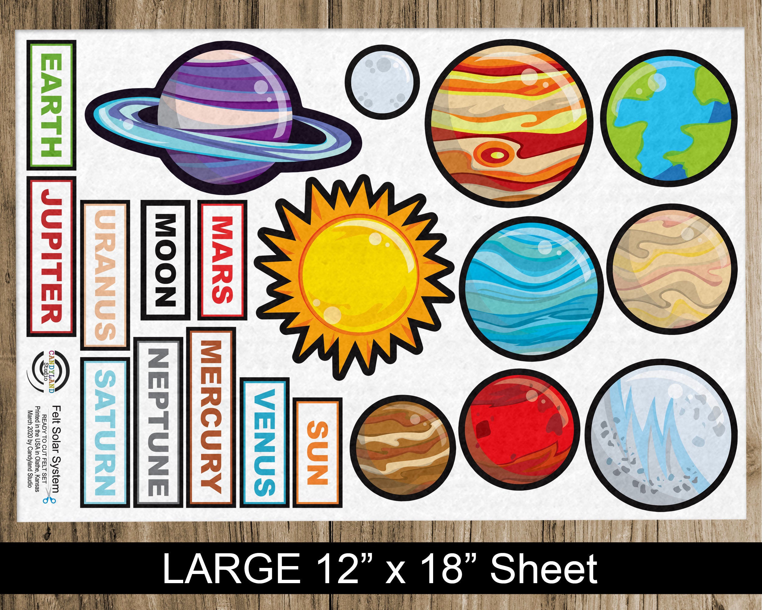 Boardmaker Solar System