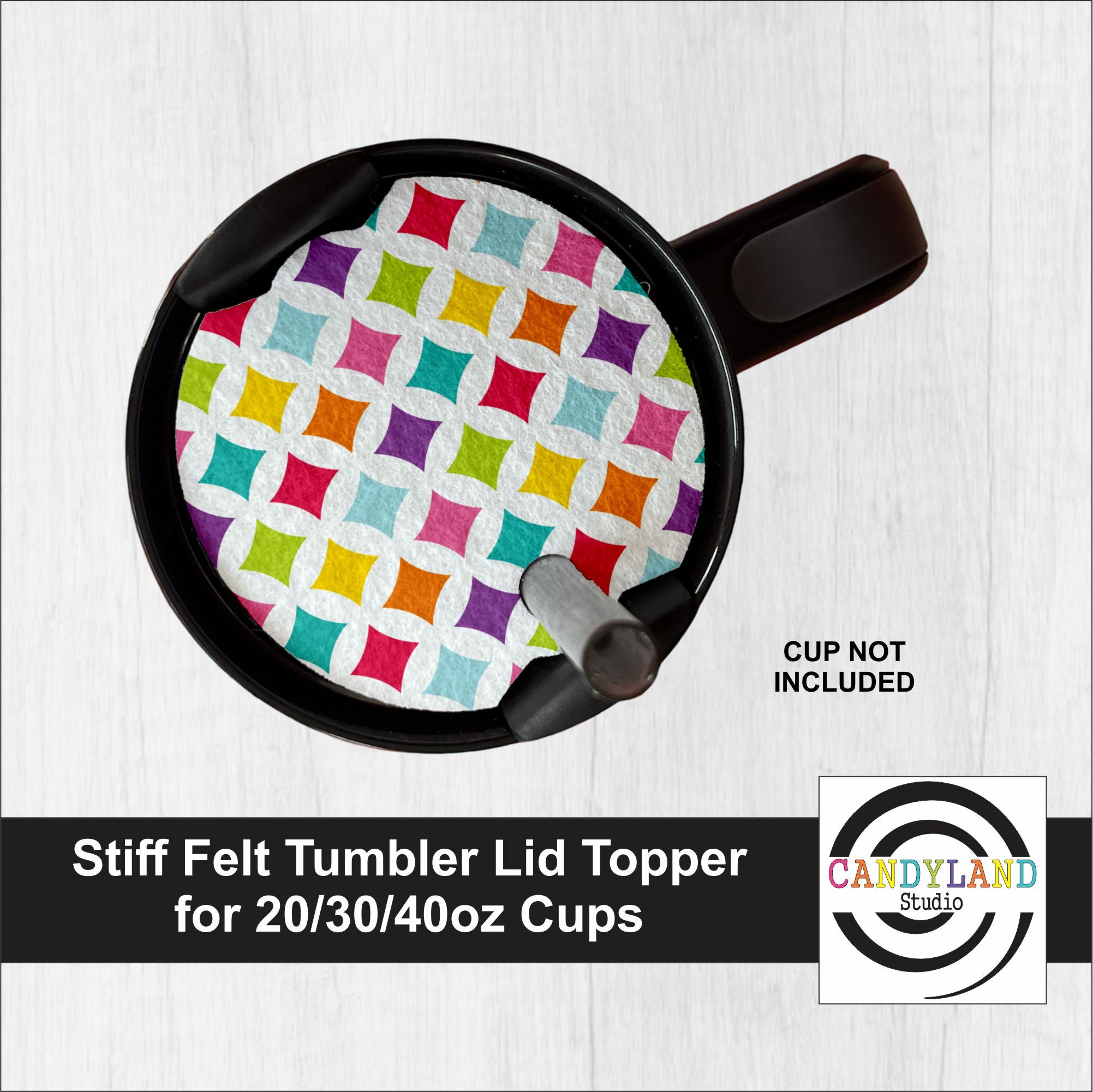 Colorful Diamond Lid Topper – Candyland Studio